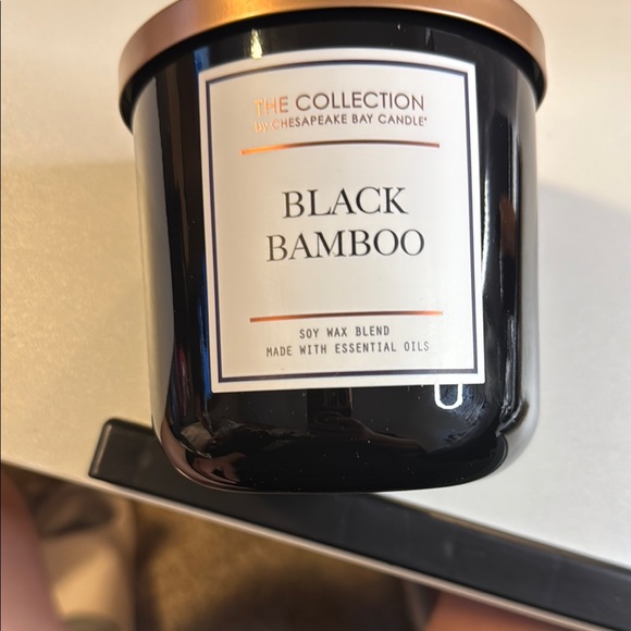 Chesapeake Bay | Accents | Chesapeake Bay Black Bamboo Candle Black And ...